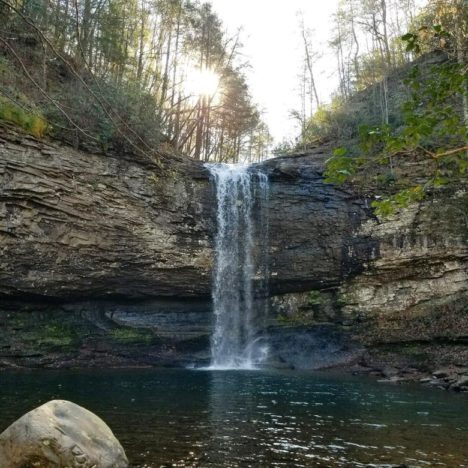 Hiking the Waterfalls Trail at Cloudland Canyon State Park