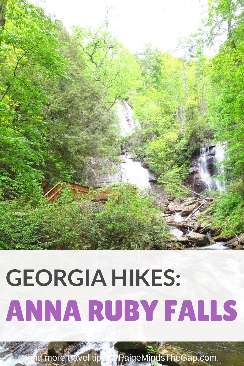 Hiking Anna Ruby Falls in Helen, GA | Georgia Hikes