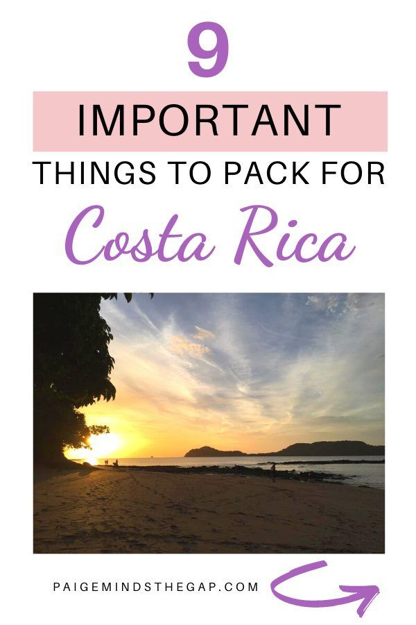 What to Pack for a Trip to Costa Rica