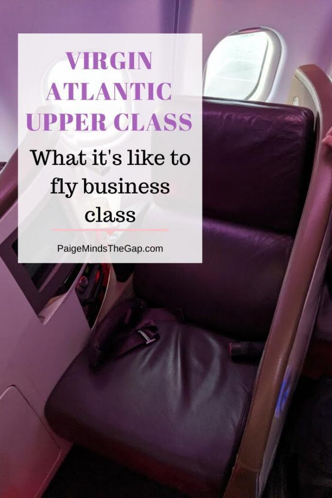 Flying First Class on Virgin Atlantic: My Virgin Atlantic Upper Class ...