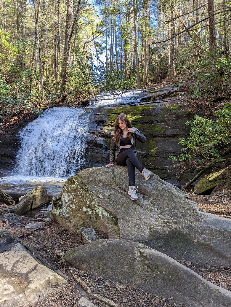 Hiking the Long Creek Falls Trail in Blue Ridge, GA