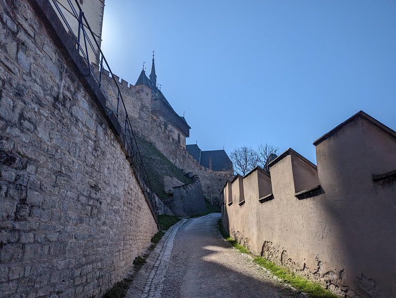 Visiting Karlštejn Castle in Karlštejn, Czech Republic